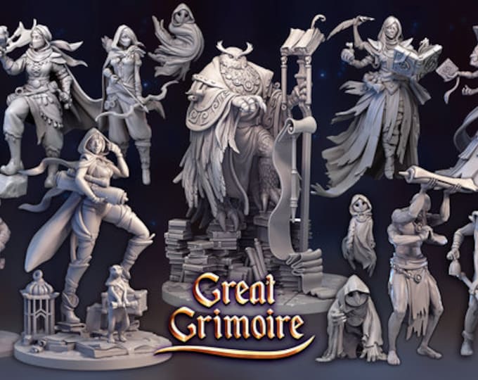 The Caravan by Great Grimoire 7x Miniatures Available | Etsy