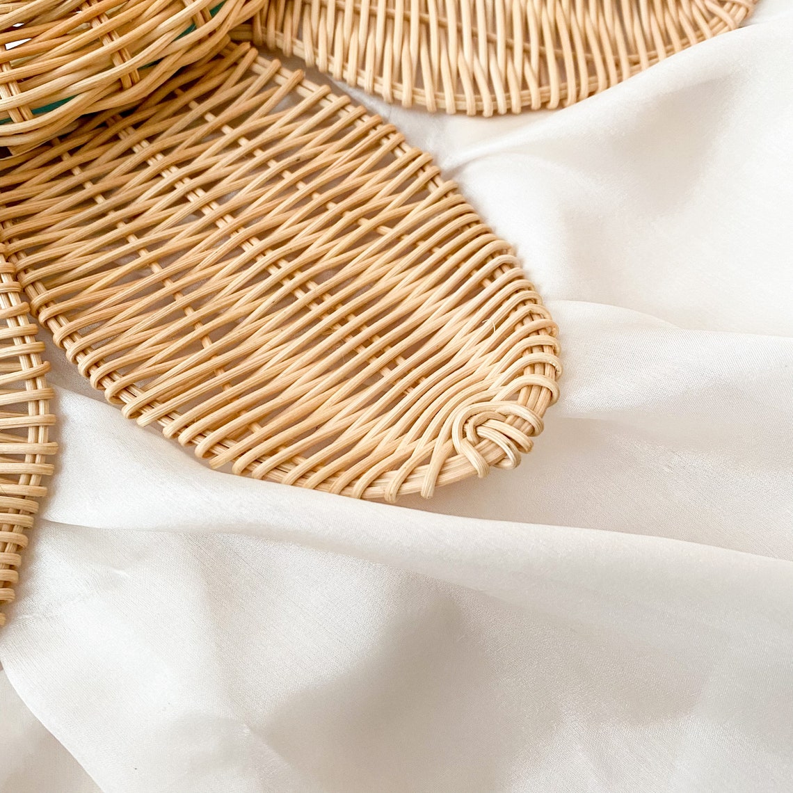 Daisy Rattan Mirror Flower Boho Home Decor Wall Natural Art - Etsy