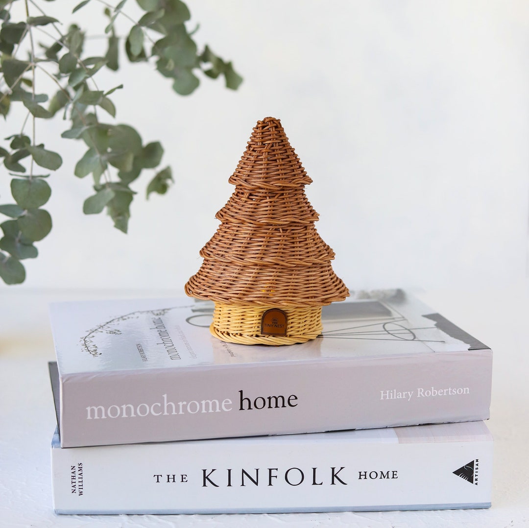 Rattan Pine Tree, Christmas Home Decor - Etsy