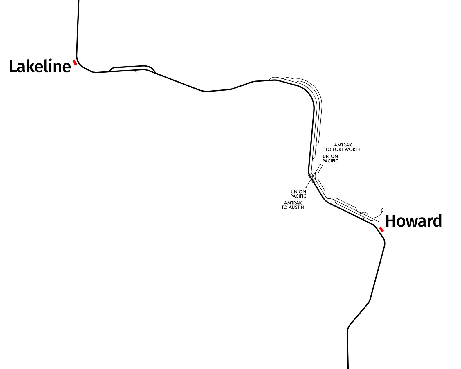 Austin Texas Commuter Rail Track Map | Etsy