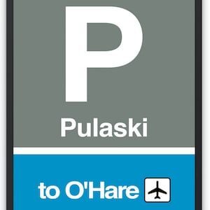 Chicago CTA L Station Signs (all Stations Available!) - Etsy