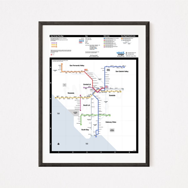 Transit Map - Etsy