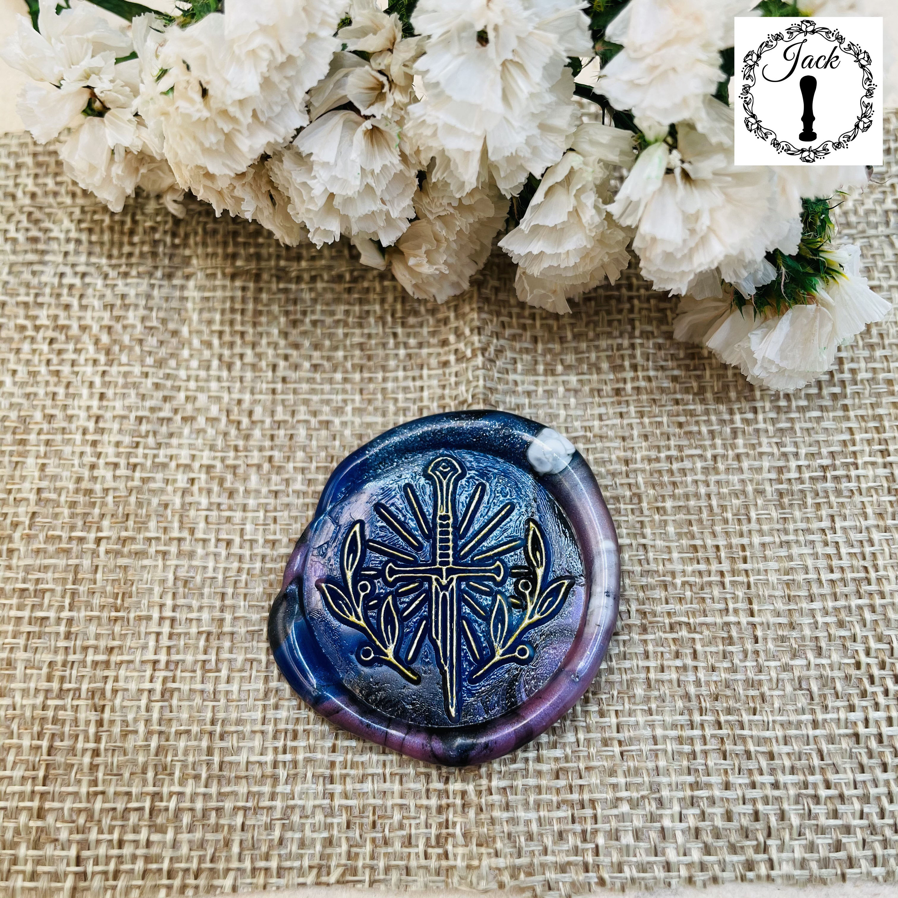 Wax Seal Stamp the Broken Sword Sword Wax Seal Stamp Retro - Etsy
