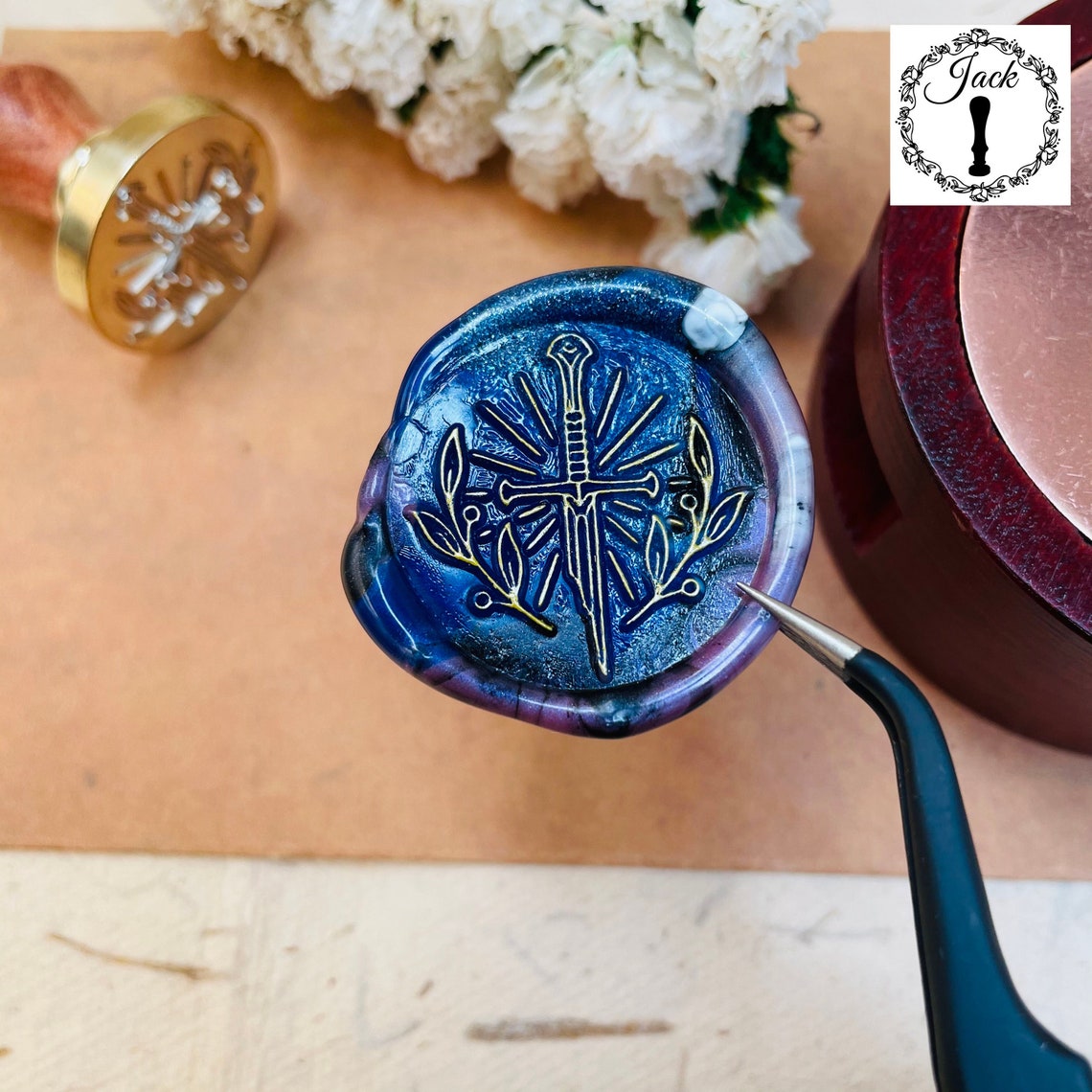 Wax Seal Stamp the Broken Sword Sword Wax Seal Stamp Retro - Etsy