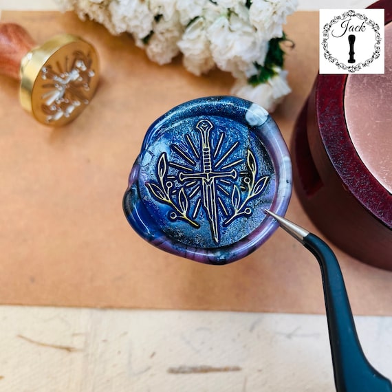 Wax Seal Stamp the Broken Sword Sword Wax Seal Stamp Retro - Etsy
