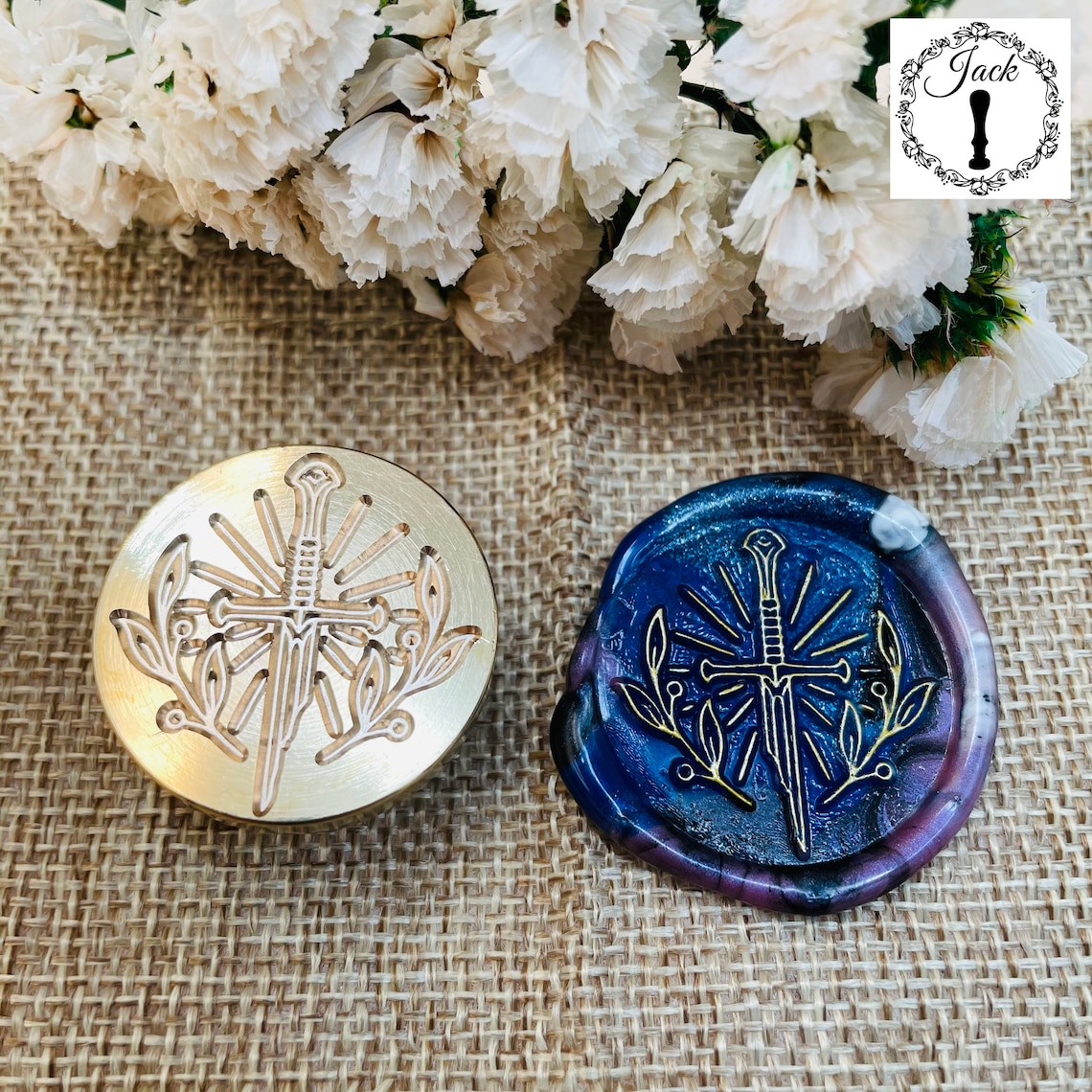 Wax Seal Stamp the Broken Sword Sword Wax Seal Stamp Retro - Etsy