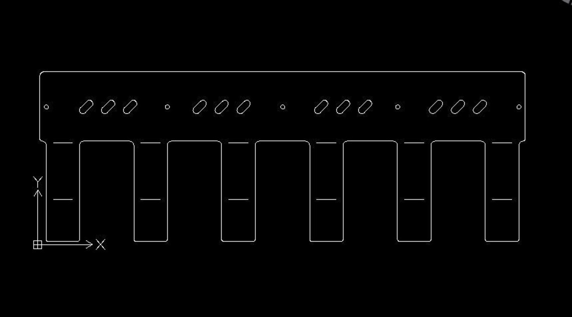 6 Slot Universal Tool Holder- Dxf File - Etsy