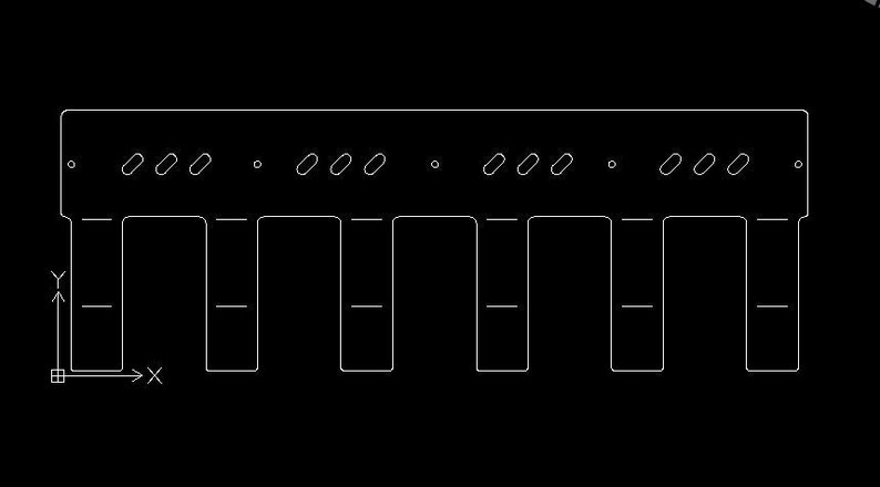 6 Slot Universal Tool Holder- Dxf File - Etsy