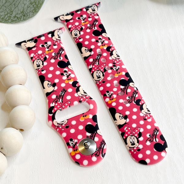 Apple Watch Band Women Mickey - Etsy