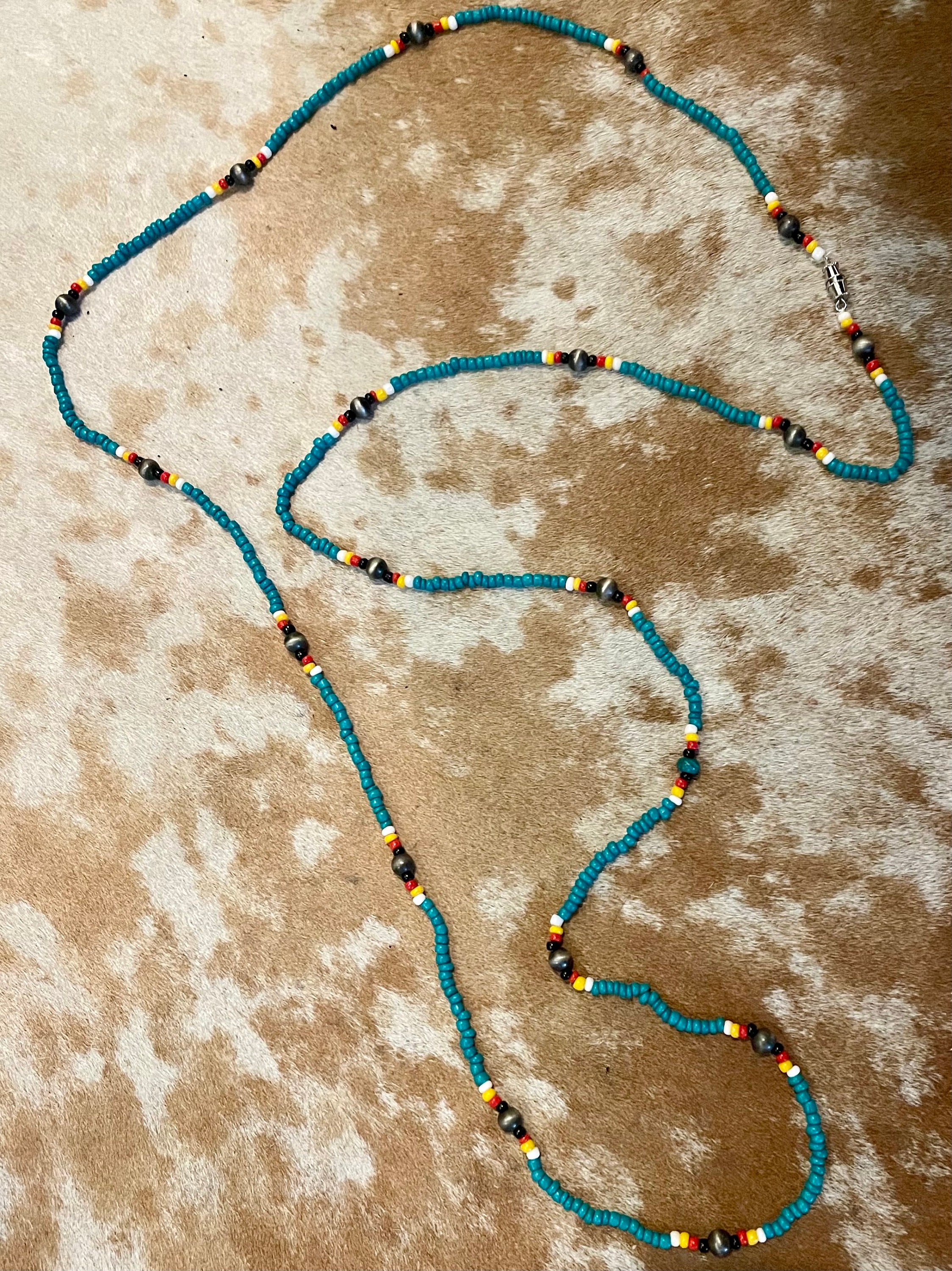 Native American Style Seed Bead Necklace - Etsy