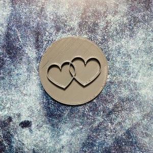 Double Heart Love Set Cutter Embossing Love Valentines Day | Etsy