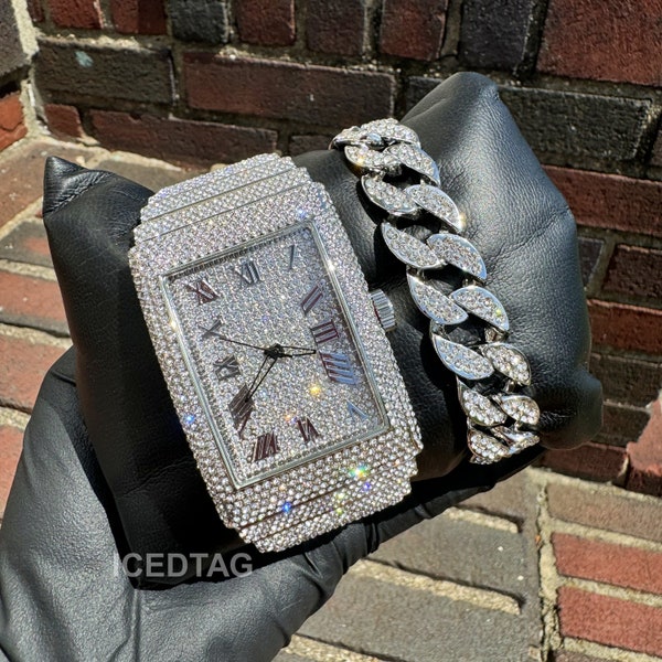 Iced Out Apple Watch Band - Etsy