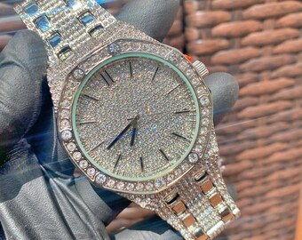 Hip Hop Iced Out Watch - Etsy