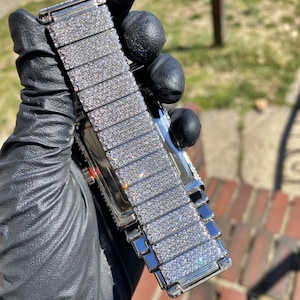 Men's Iced Bling-ed Out Full Icy Gold PT/ White Gold PT Hip Hop ...