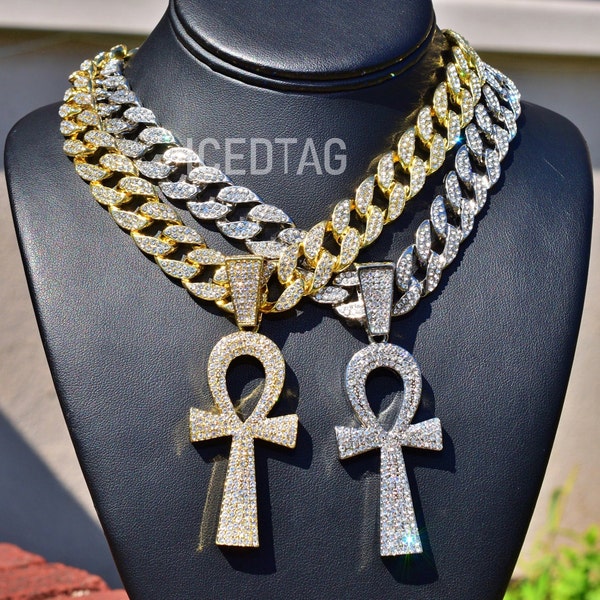 Blinged Out Cross Pendant - Etsy