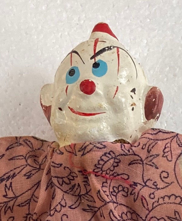 Trio of Hand Puppets Rare Odd Vintage Dracula, Clown, and Beady-eyed ...