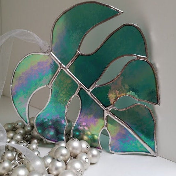 Aqua Stained Glass - Etsy