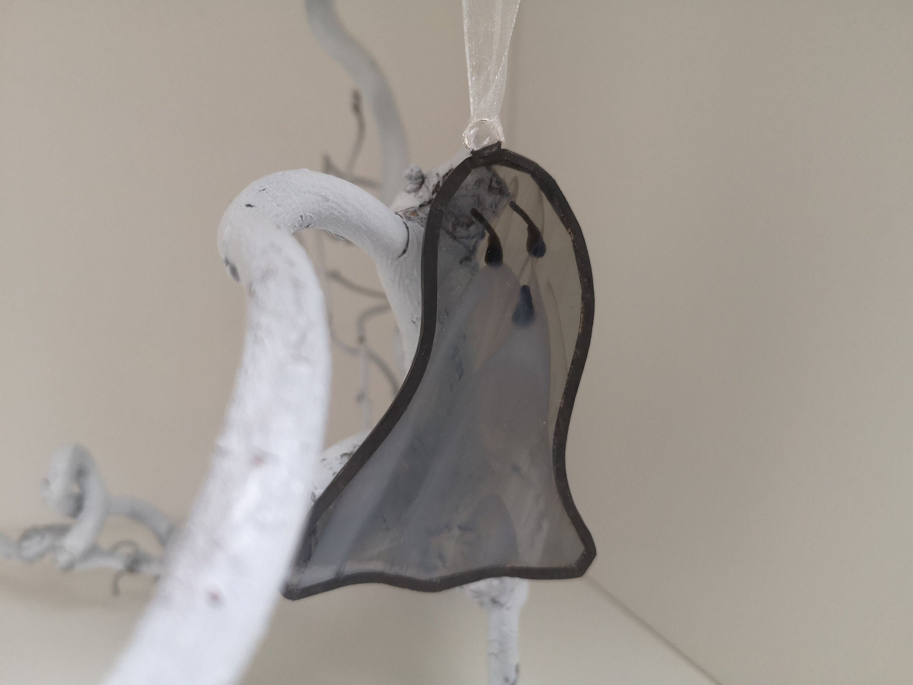 Cute Little Spooky Ghost Stained Glass Halloween Decoration - Etsy UK
