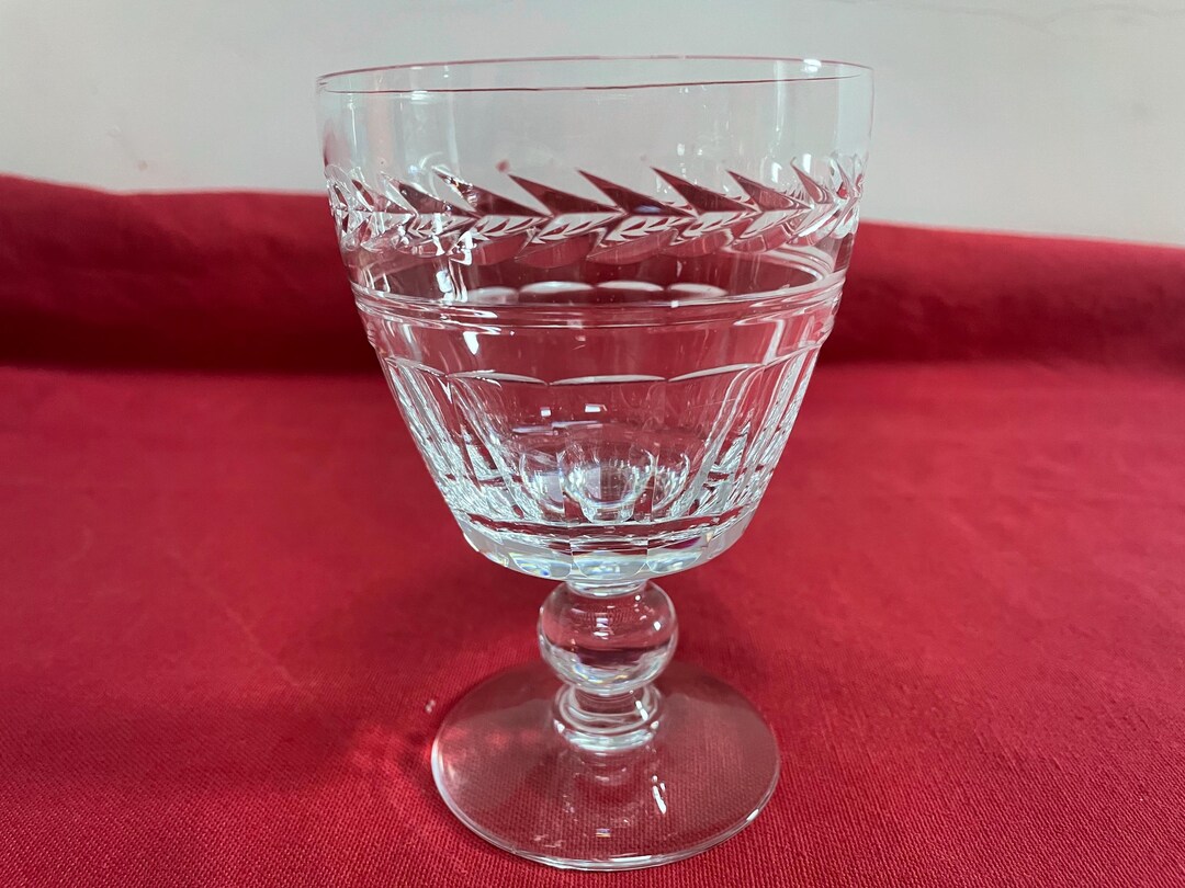 Stuart Crystal Cut Glass Goblet - Etsy