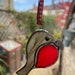 Red Robin Stained Glass Hanging Decoration - Etsy