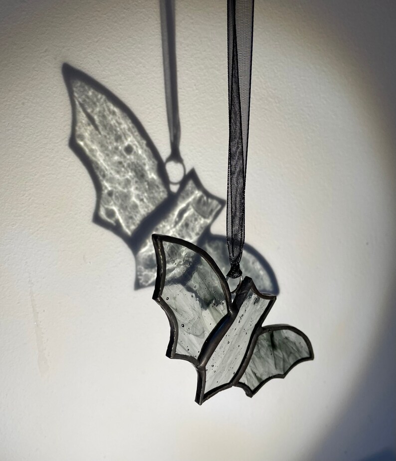 Beautiful Stained Glass Baby Bat Suncatcher/decoration | Etsy