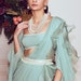 Sage Green Ruffle Saree Pre-stitched 1 Min Ready-to-wear - Etsy
