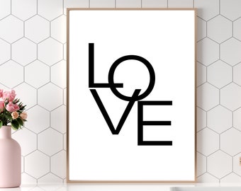 Printable Love Quote Poster Great as an Inspiring Decor as - Etsy Israel