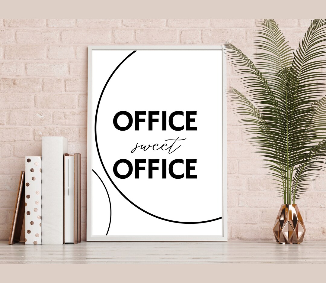 Office Sweet Office Print, Office Funny Poster, Office Decor, Office ...