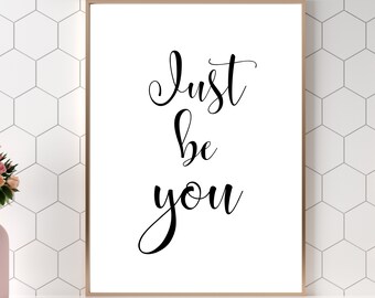 Just Be You | Etsy