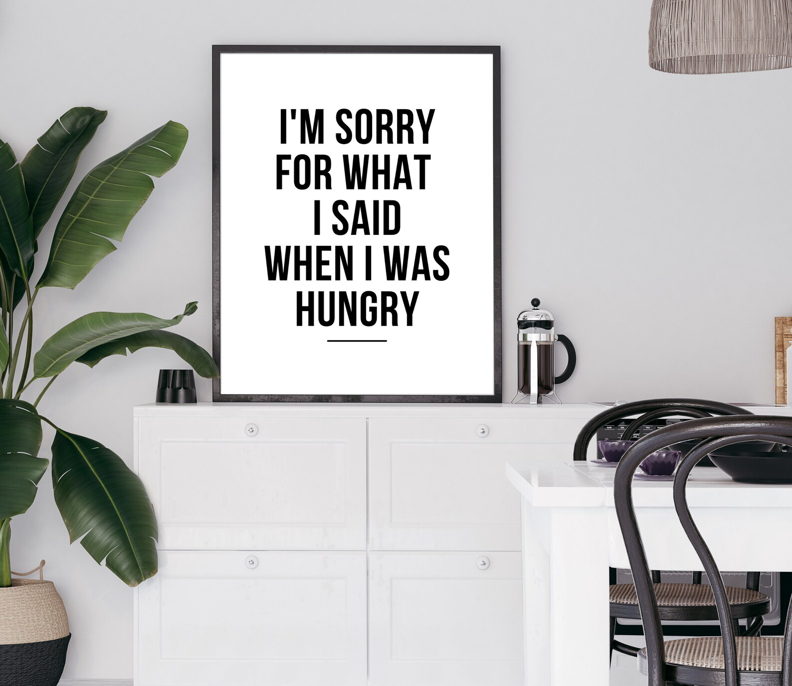 KITCHEN Wall Decor, Kitchen Poster, Dining Room Decor, Funny Kitchen ...