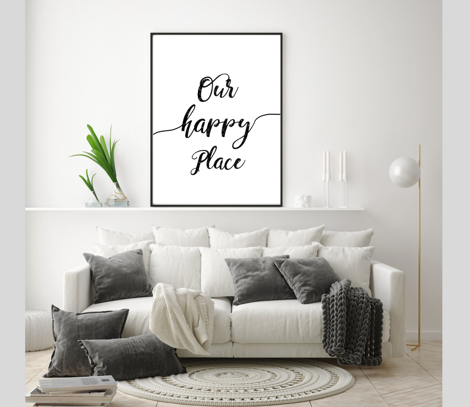 Living Room Printable Wall Art, Prints for Bedroom, Family Print ...