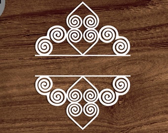 Hmong Motif Svg for Circut - Etsy