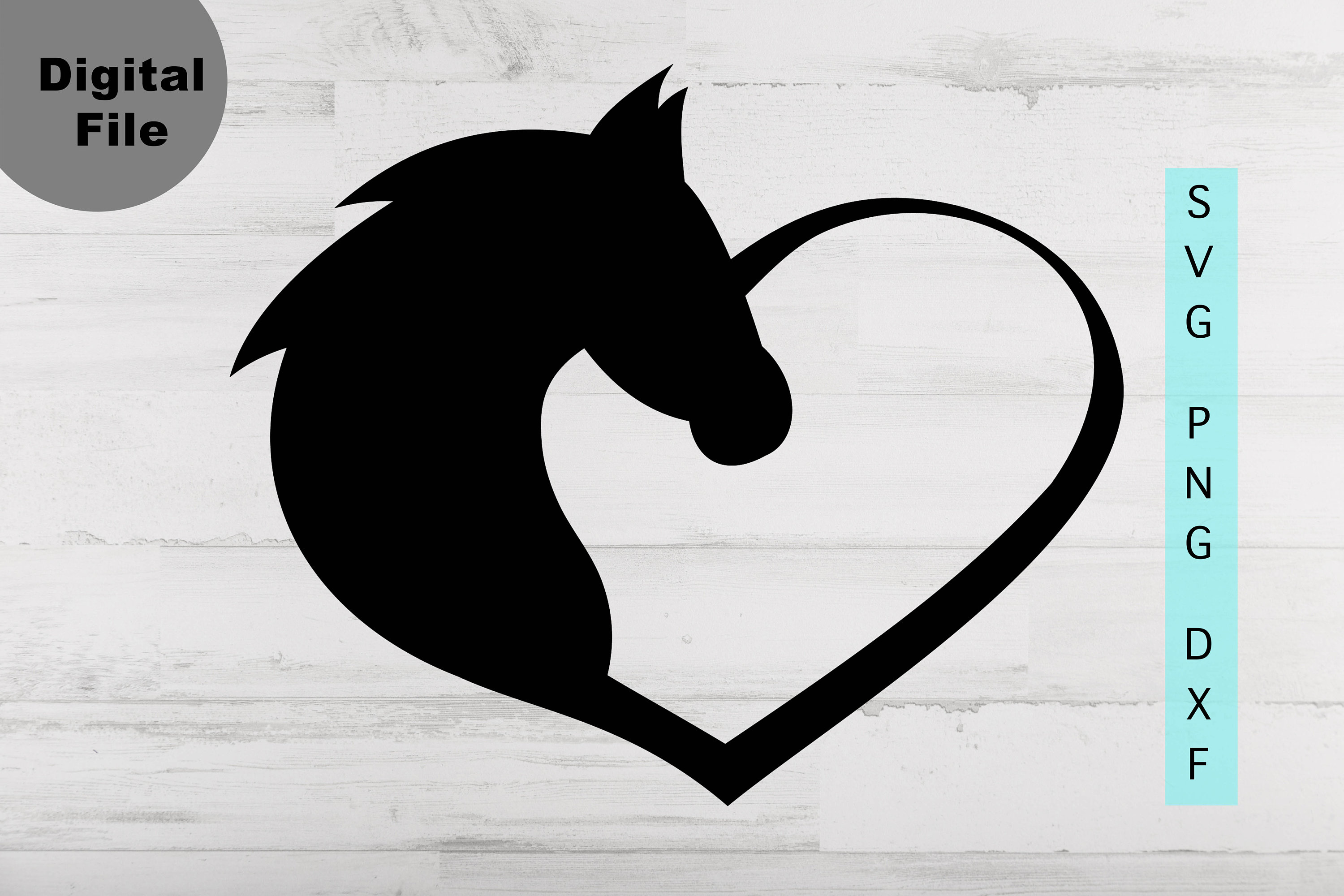 Heart Horse SVG Heart Frame Svg Horse Frame SVG for Cricut | Etsy