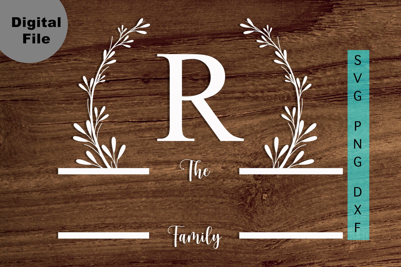 Family Name Sign Svg, Family Sign Svg/png.dxf File, Alphabet R Frame ...