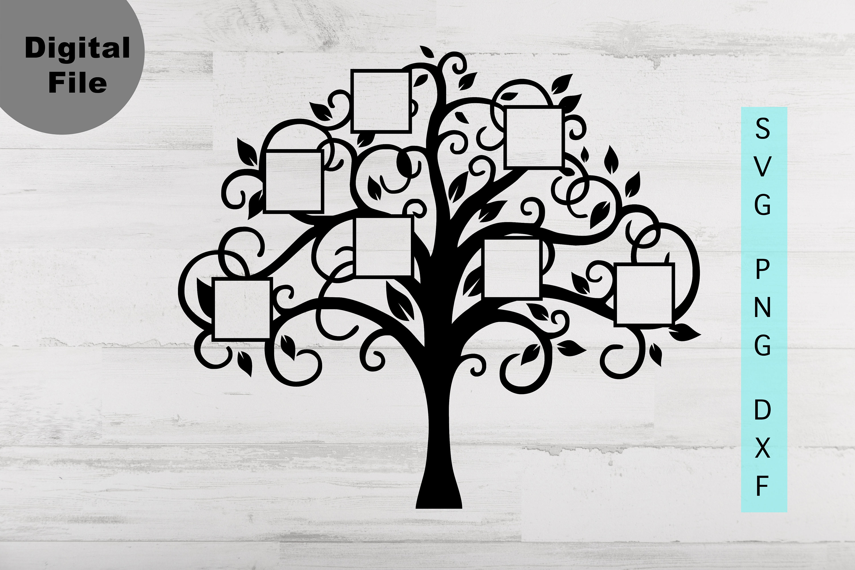 Clipart Familiar 7 Personas Set Of Seven Family Members Avatars Icons