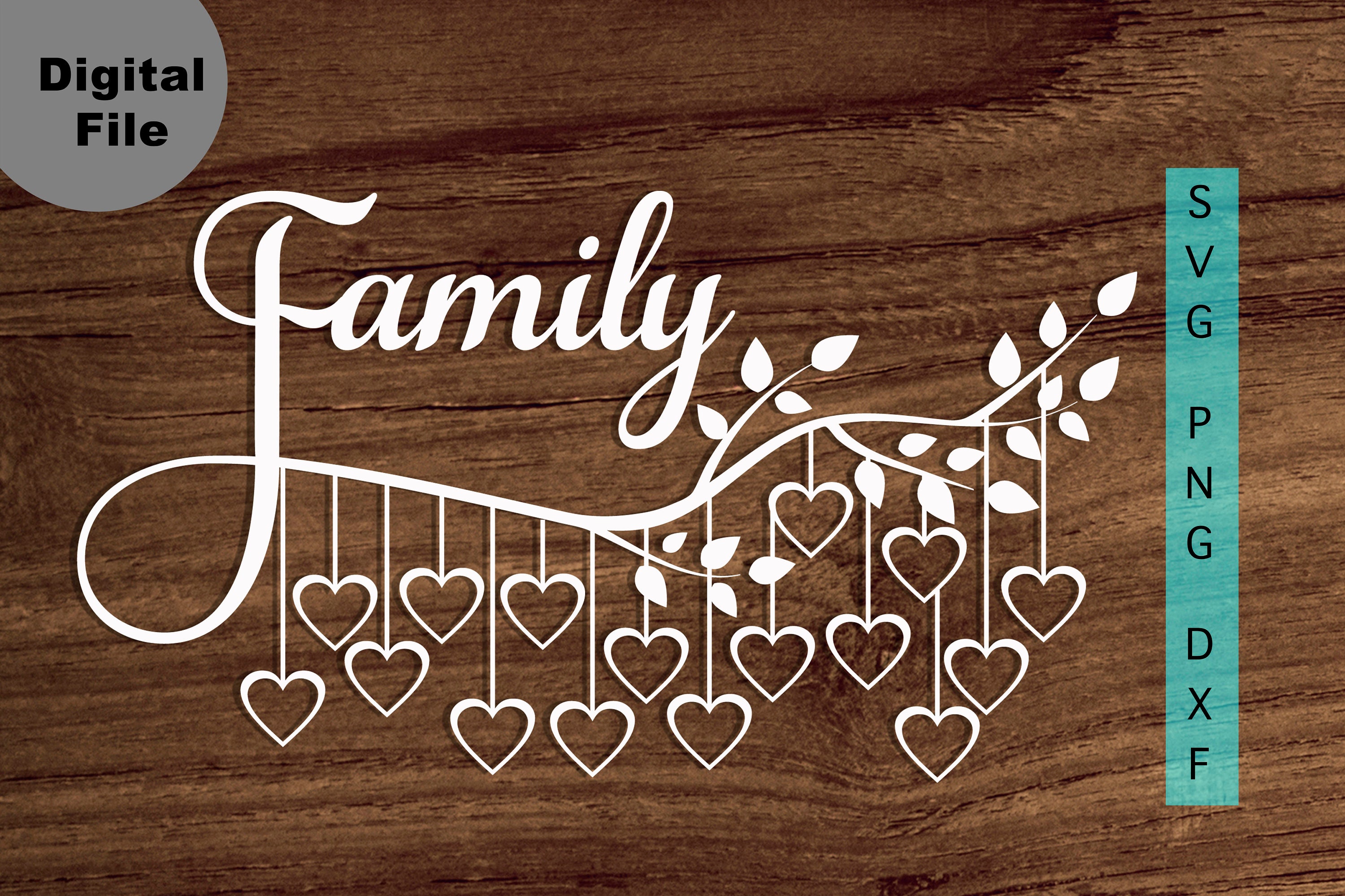 Family Tree 16 Members Svg Family Tree Branch Heart Frame - Etsy Canada