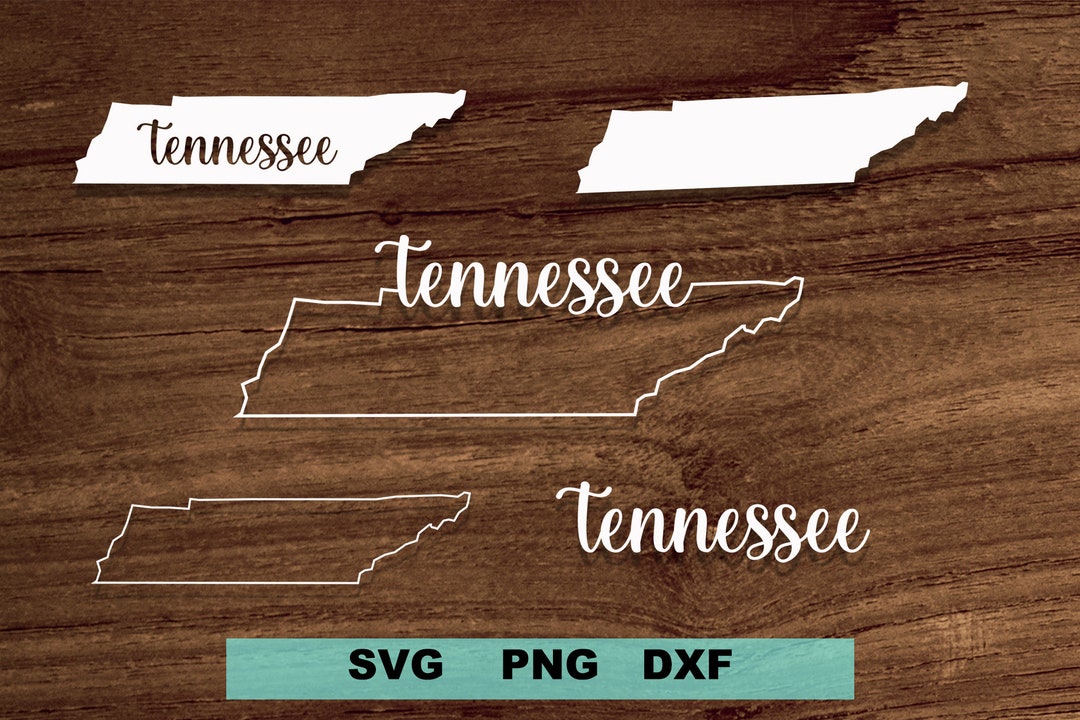 Tennessee Sate Outline Svg Cricut File, Tennessee State Map Svg, US ...