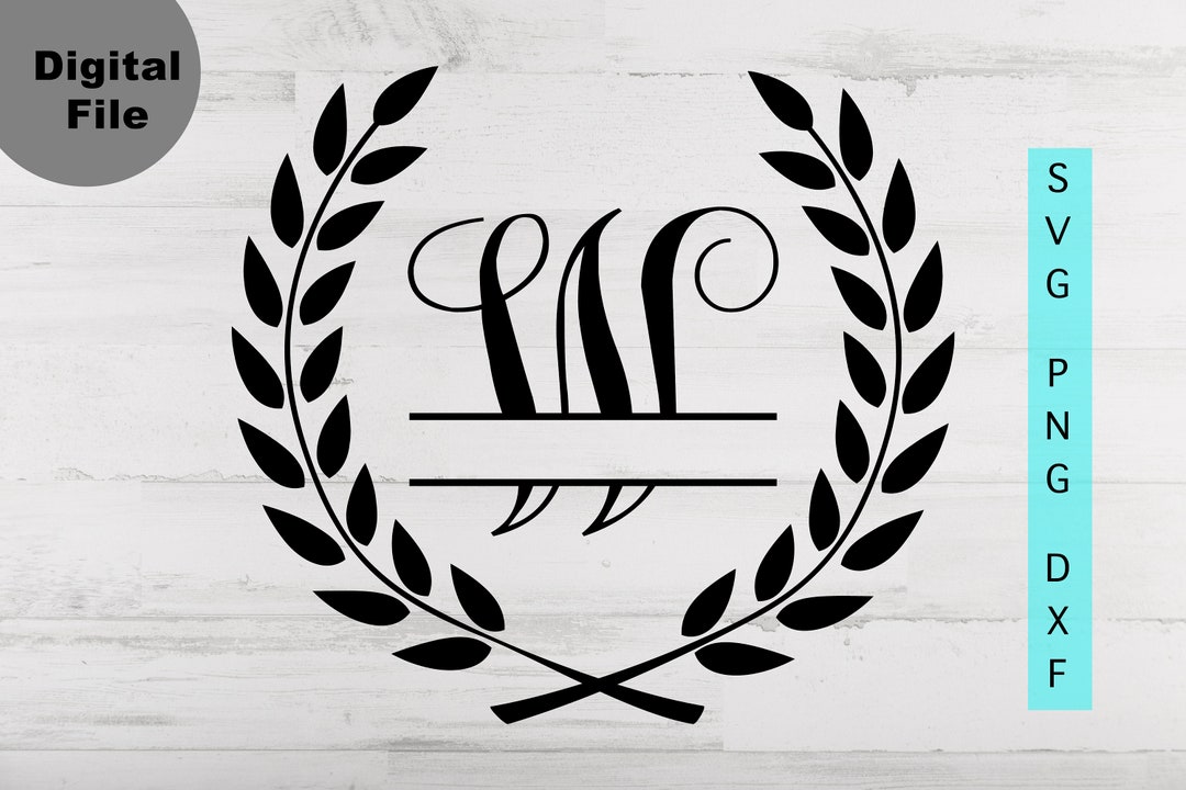 Split Letter Monogram SVG, Family Monogram Svg/png.dxf File, Monogram ...
