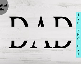 Dad Monogram Svg | Etsy Canada