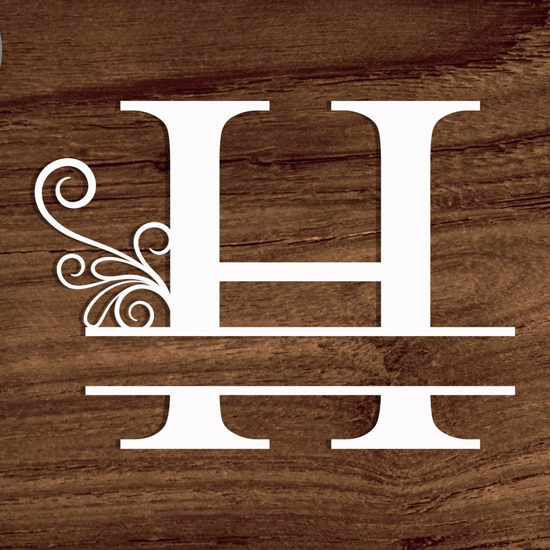 H Monogram - Etsy