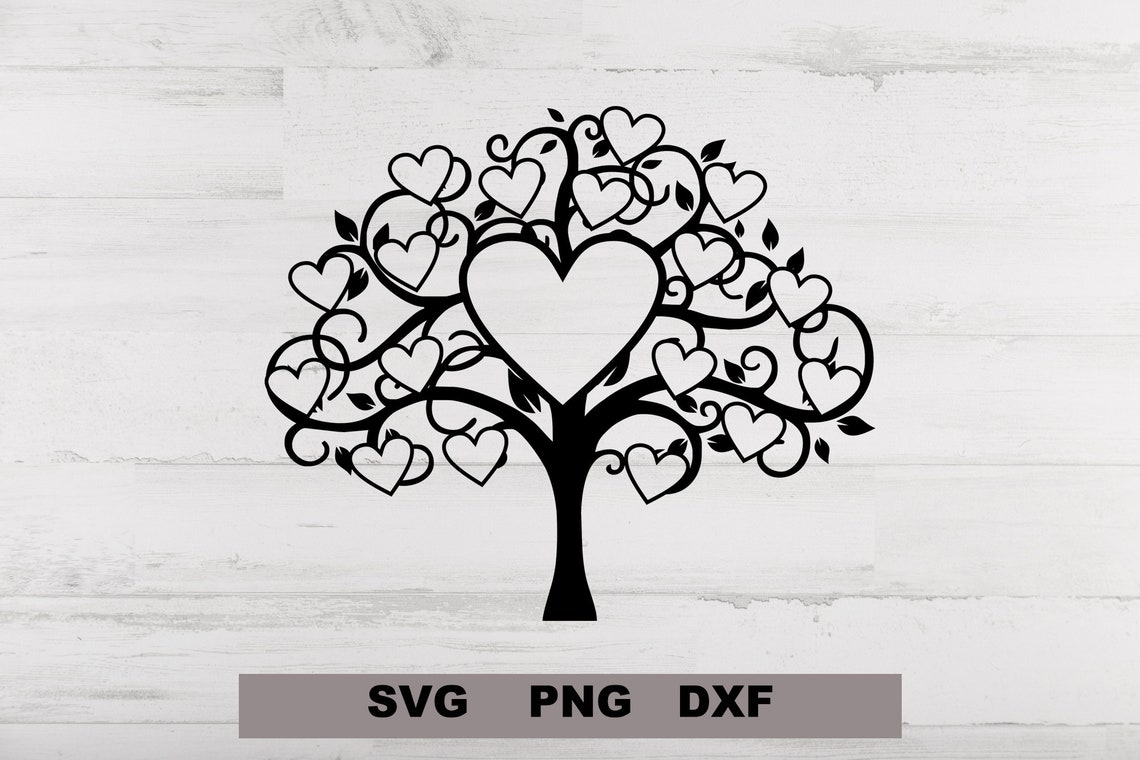 Family Reunion 18 Members Svg Family Heart Tree Svg/png/dxf - Etsy