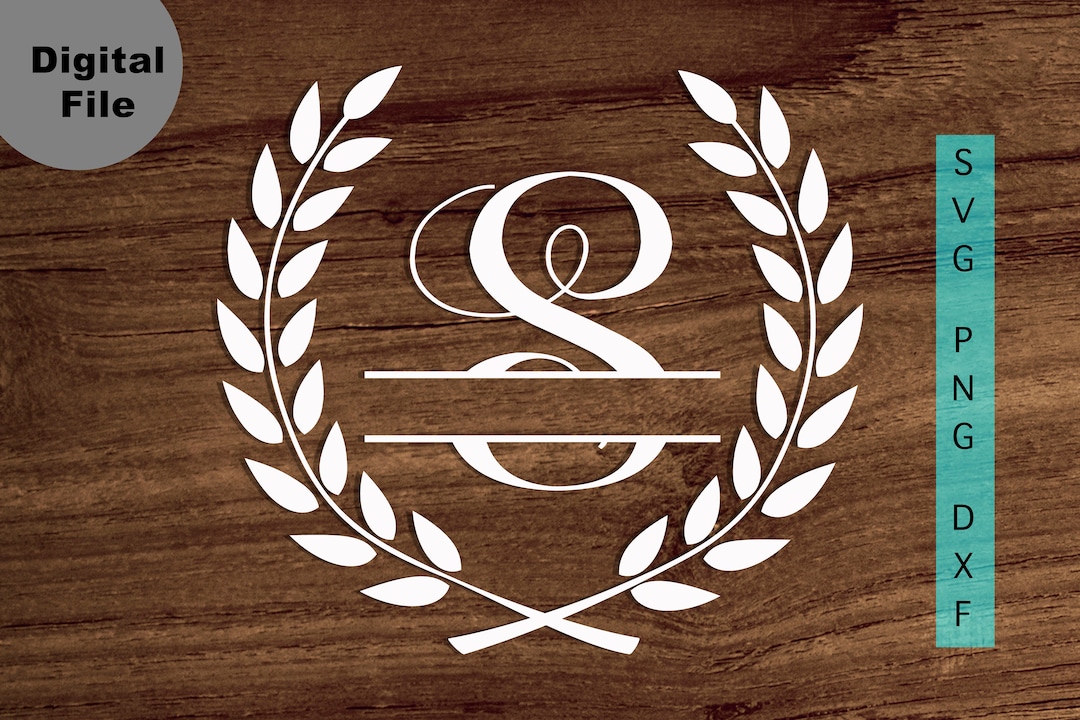 Split Letter Monogram SVG, Family Monogram Svg/png.dxf File, Monogram ...