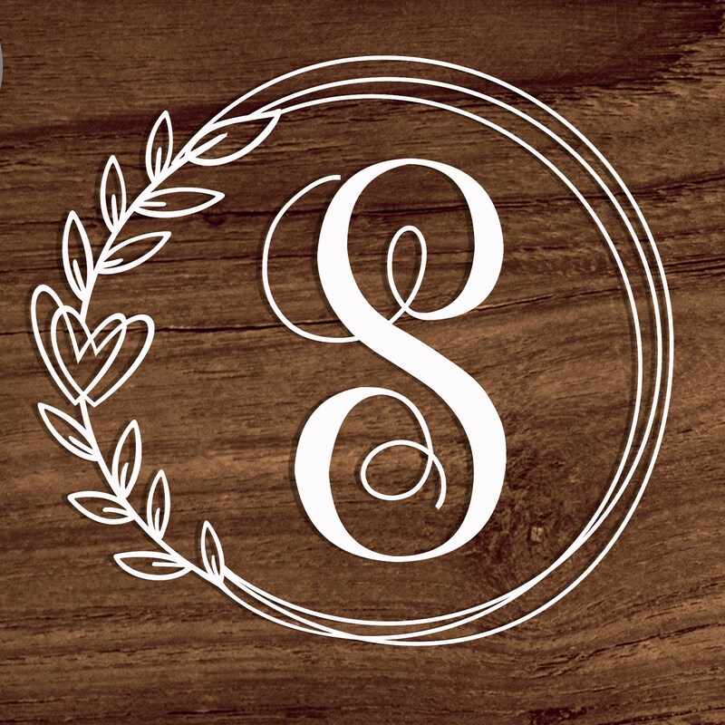 One Letter Monogram - Etsy