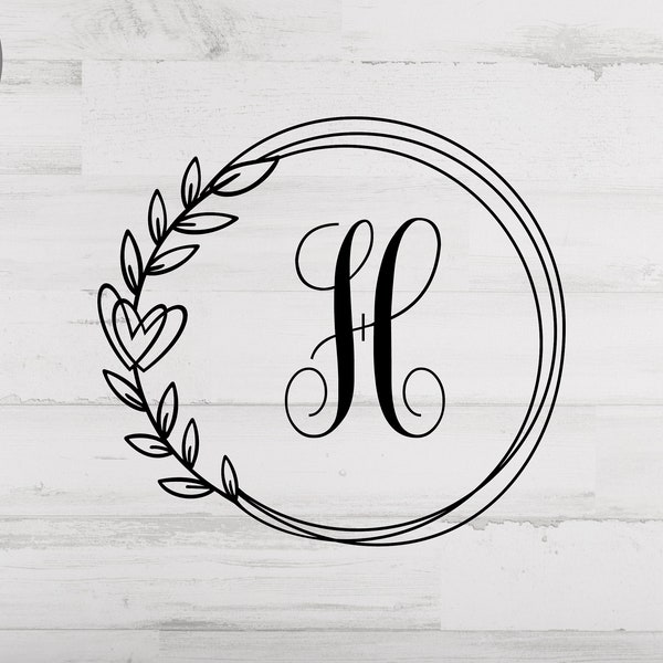 Letter H Monogram - Etsy