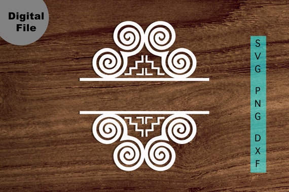 Hmong SVG Cut File Hmong Monogram Svg/png/dxf File Split | Etsy