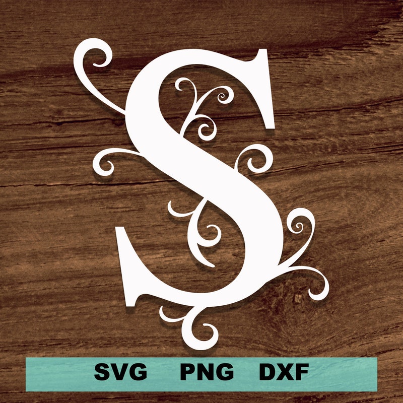 Monogram Letter S - Etsy