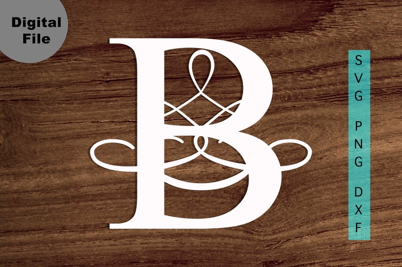 Monogram Svg, Fancy Alphabet Letters Svg/png/dxf Cut Files, Alphabets ...