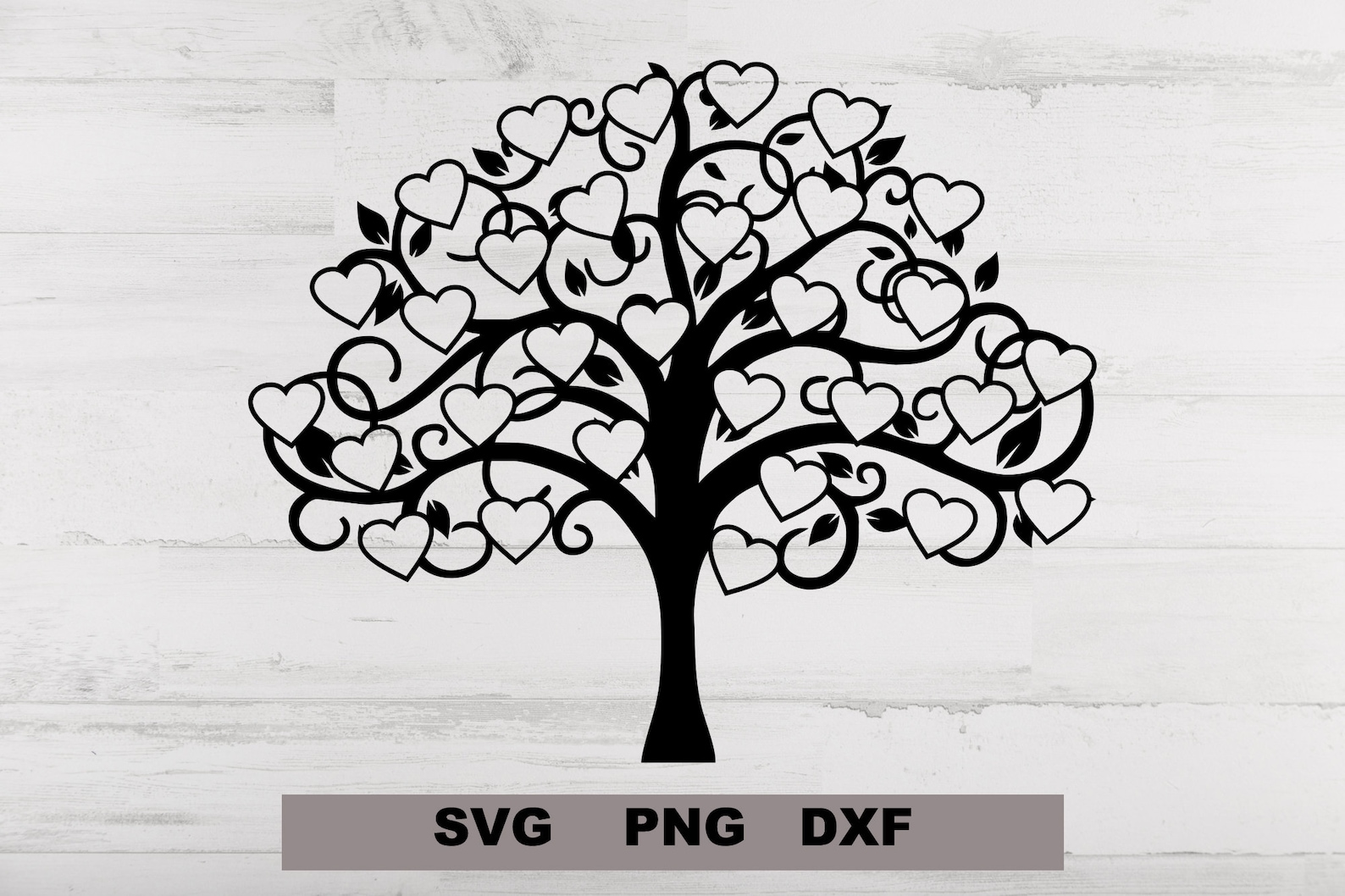 Family Tree Svg Family Heart Tree Svg/png.dxf File Family - Etsy