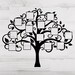 Family Tree Square Svg/png/dxf File, Family Tree 13 Members Svg, Family ...