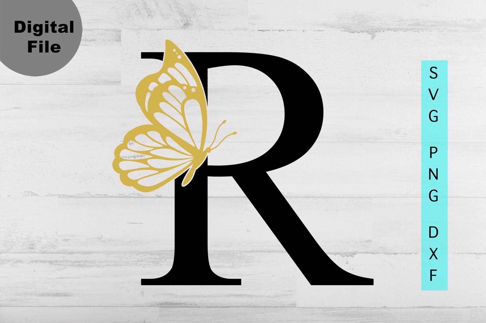 Butterfly Monogram R Frame Svg Keychain Svg Single Alphabet - Etsy